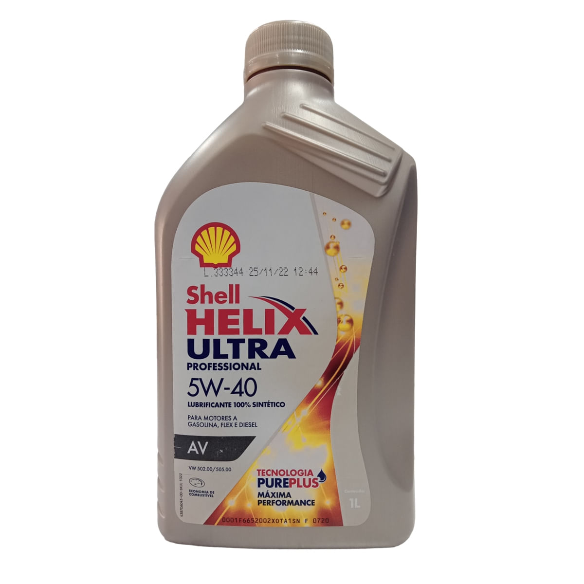 Óleo Lubrificante do Motor Shell Helix Ultra Professional AV 5W40 para ...