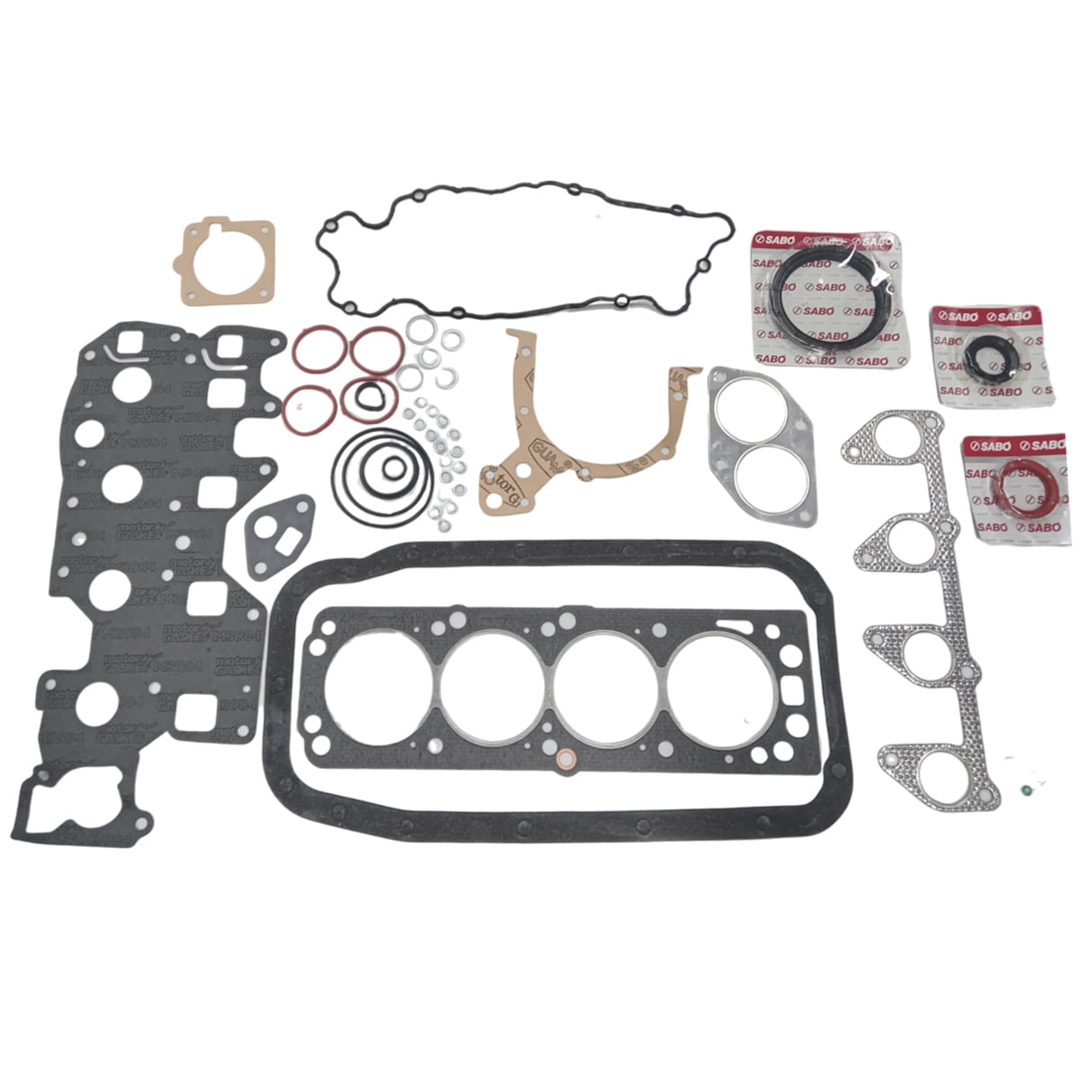 Jogo de Juntas do Motor com Retentores Celta Prisma Montana Todos 1.4 ...