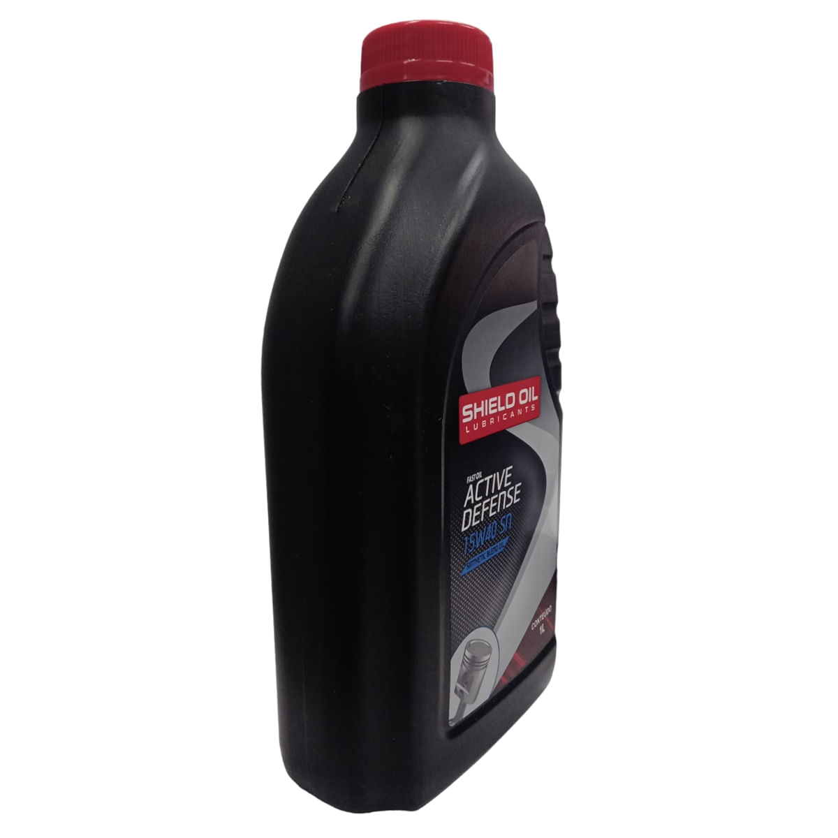 Óleo Lubrificante do Motor Shield Oil 15W40 API SN Semissintético Fast ...