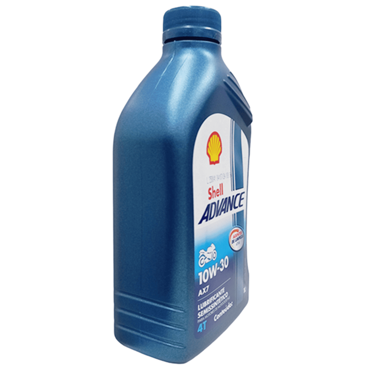 Óleo Lubrificante do Motor Shell Advance 4T AX7 10W30 Semissintético 1L ...