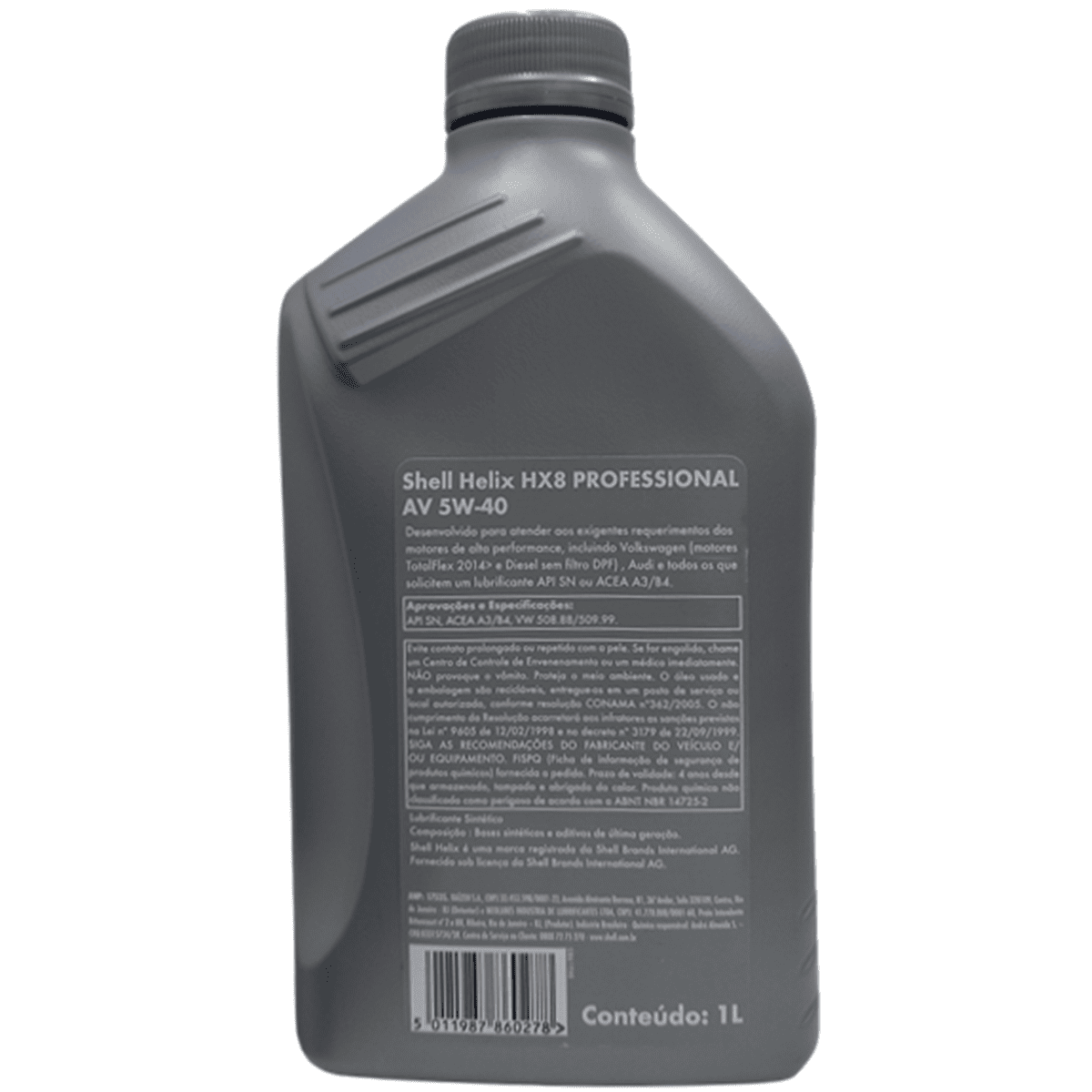 Óleo Lubrificante do Motor Shell Helix Professional 5W40 100% Sintético ...